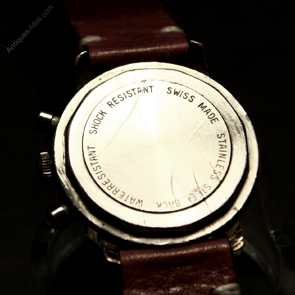 Antiques Atlas - 1950s Aviators Craftsman Swiss Chronograph Watch