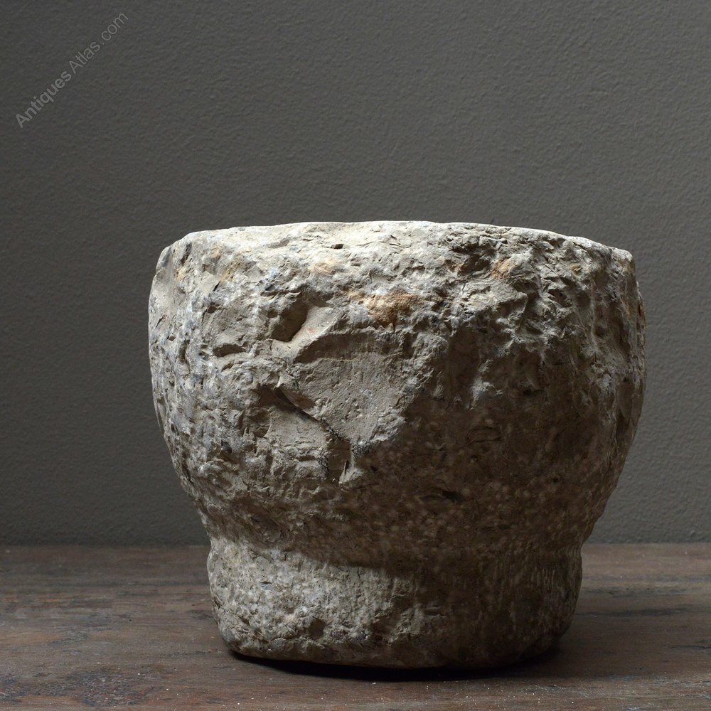 Antiques Atlas - Antique Hand Carved Stone Mortar (Large)