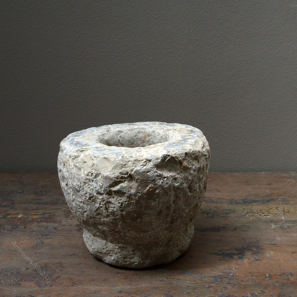 Antiques Atlas - Antique Hand Carved Stone Mortar (Large)
