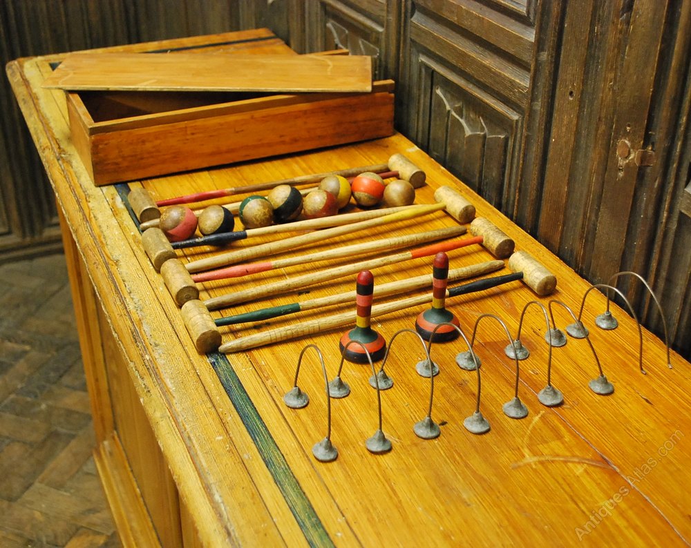 Antiques Atlas - Antique Game Of Table Croquet