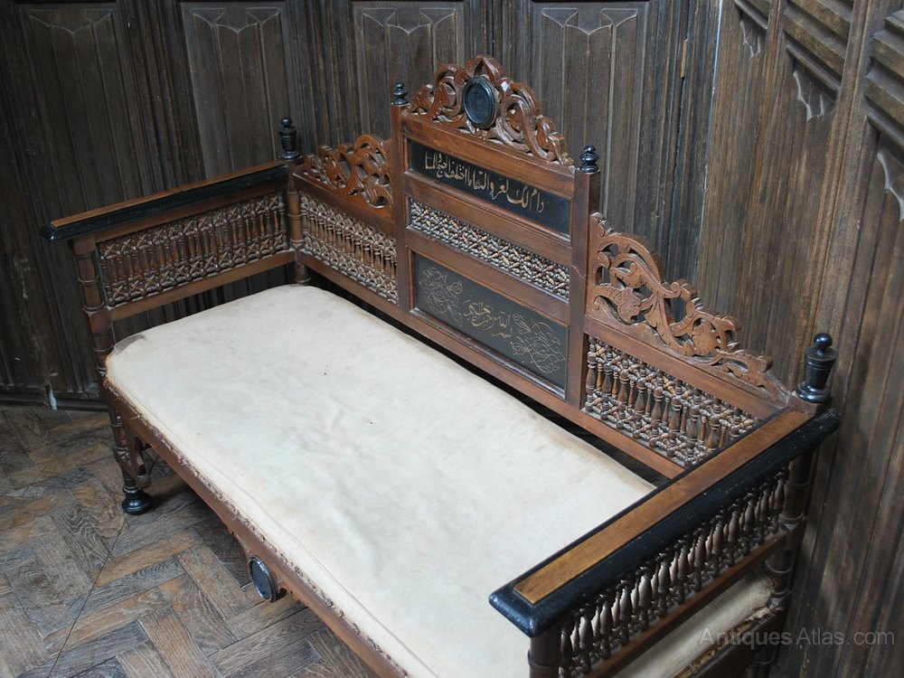 Antique Islamic Hall Bench - Antiques Atlas