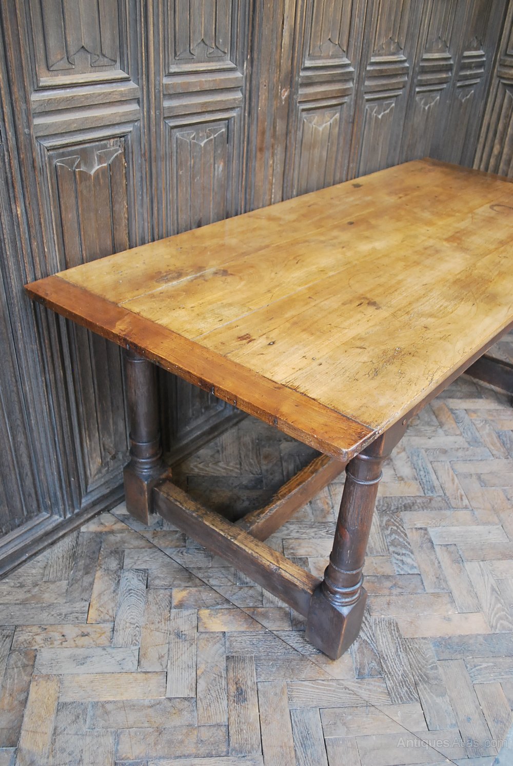 Antique Farmhouse Kitchen Table - Antiques Atlas