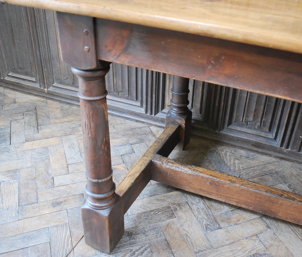 Antique Farmhouse Kitchen Table - Antiques Atlas