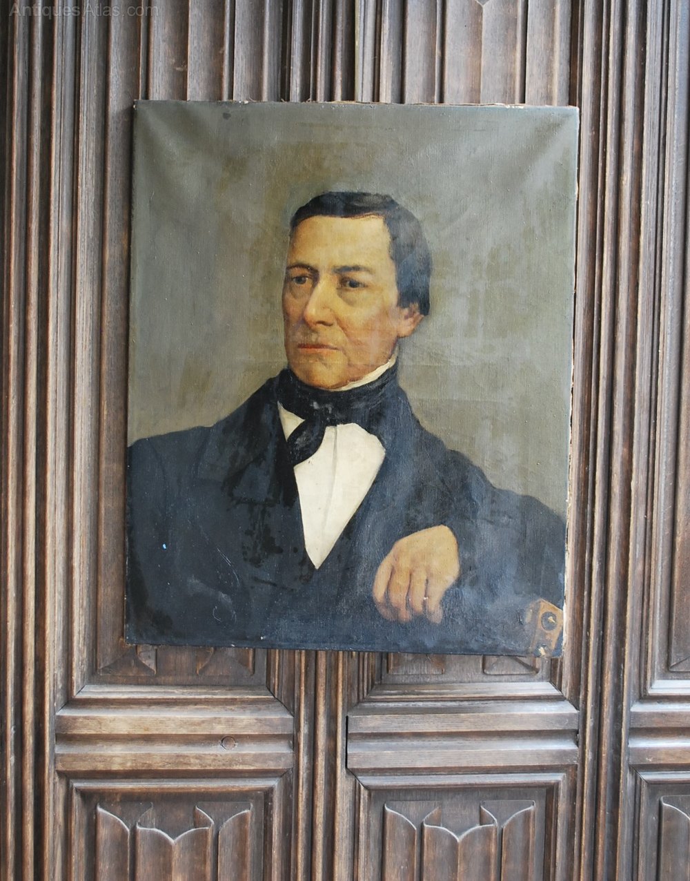 Antiques Atlas - French Gentleman On Canvas