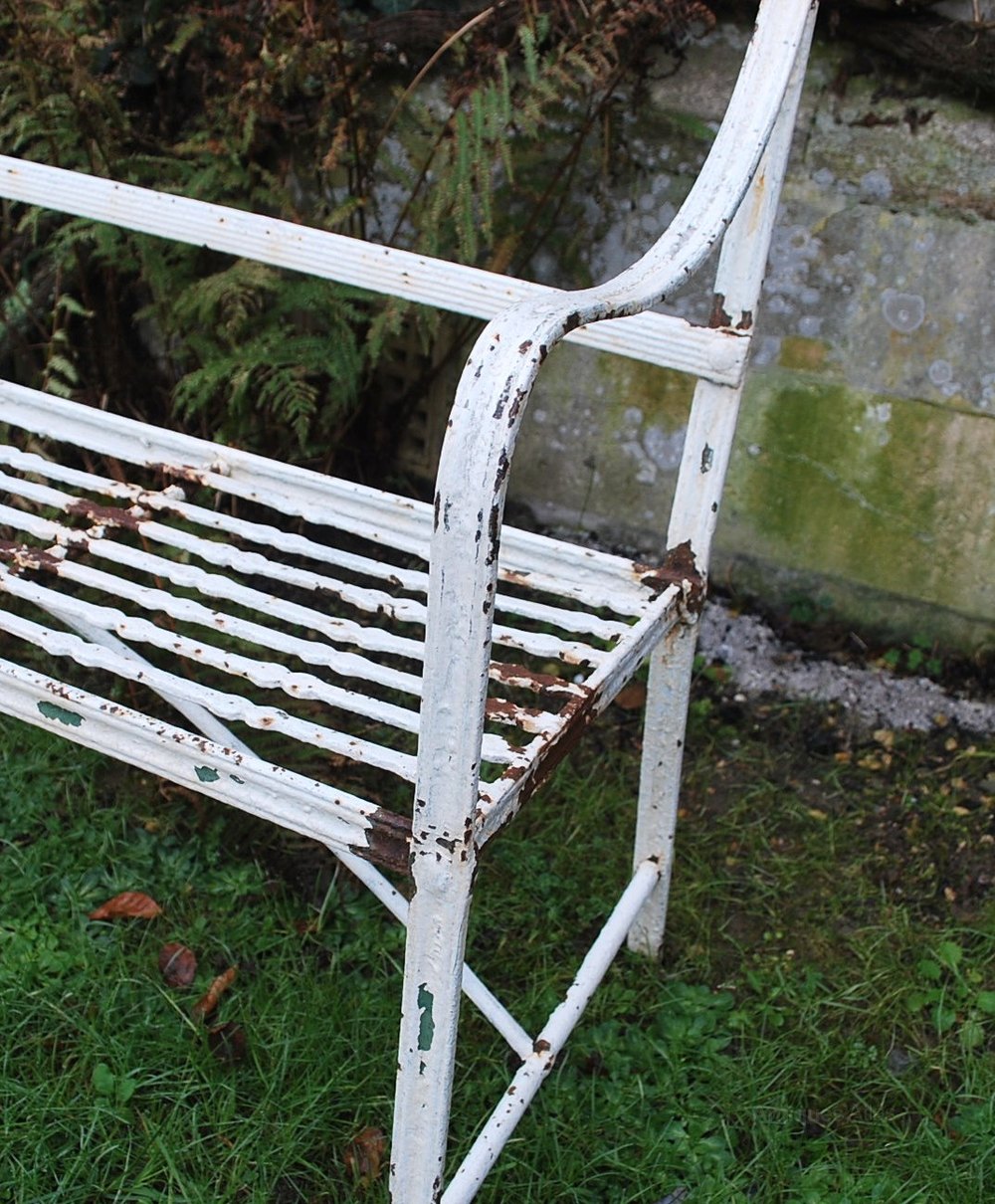 Antiques Atlas - Regency Iron Garden Bench