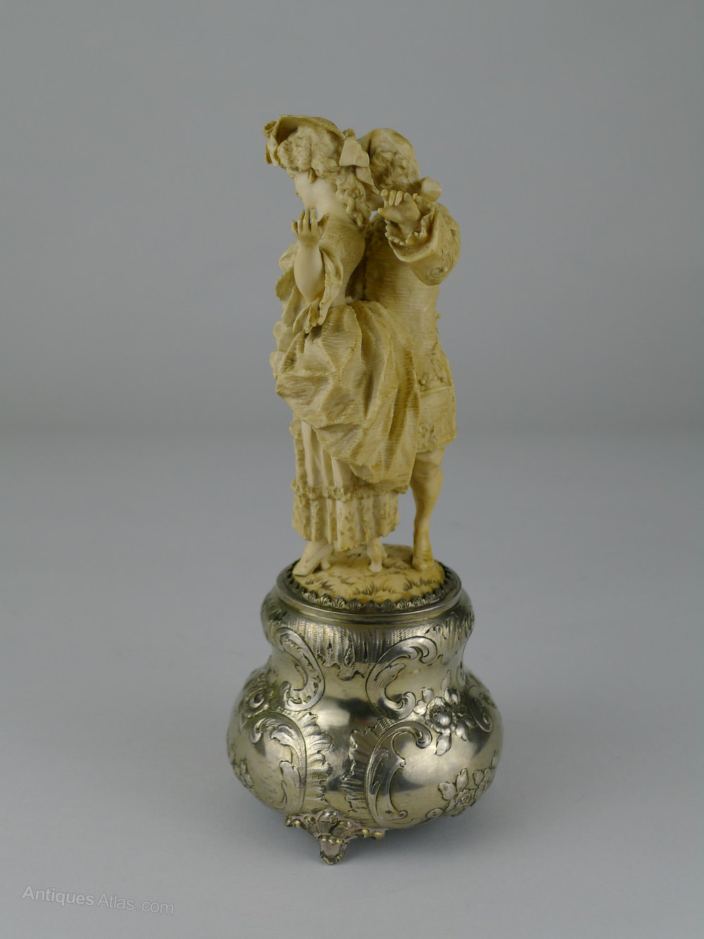 Antiques Atlas - Quality 19th C French Ivory Figure Group