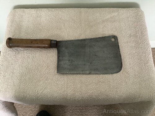Antiques Atlas - Victorian Large Butchers Meat Cleaver as377a681