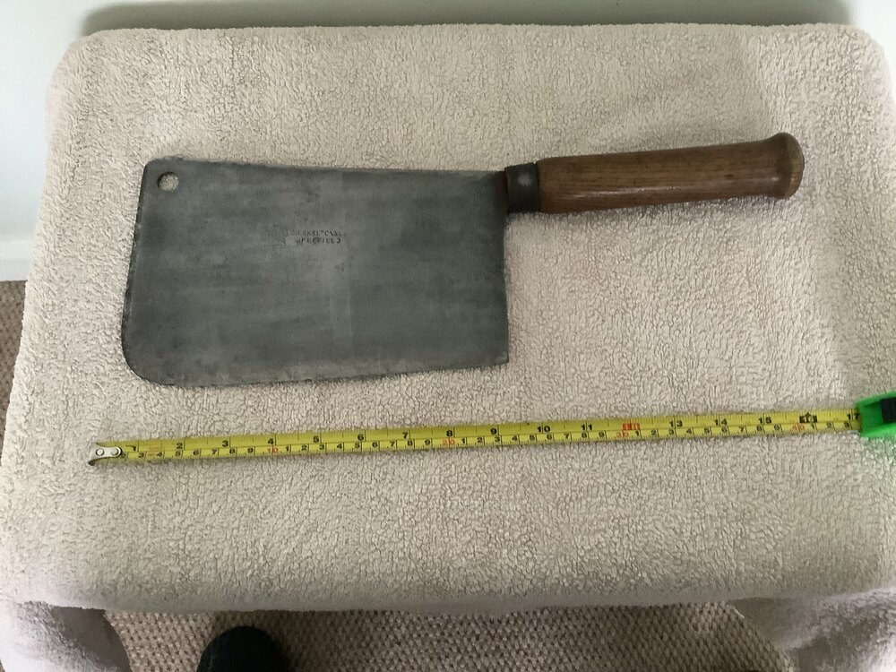 Antiques Atlas - Victorian Large Butchers Meat Cleaver as377a681