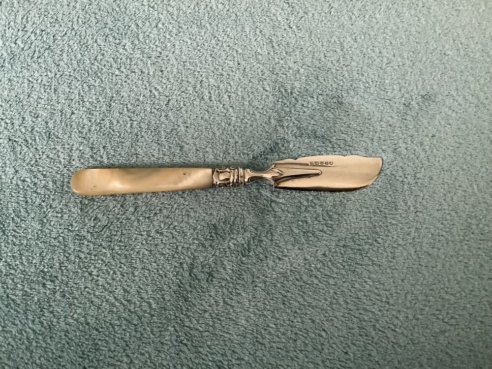 Antiques Atlas - Victorian Silver Butter Knife