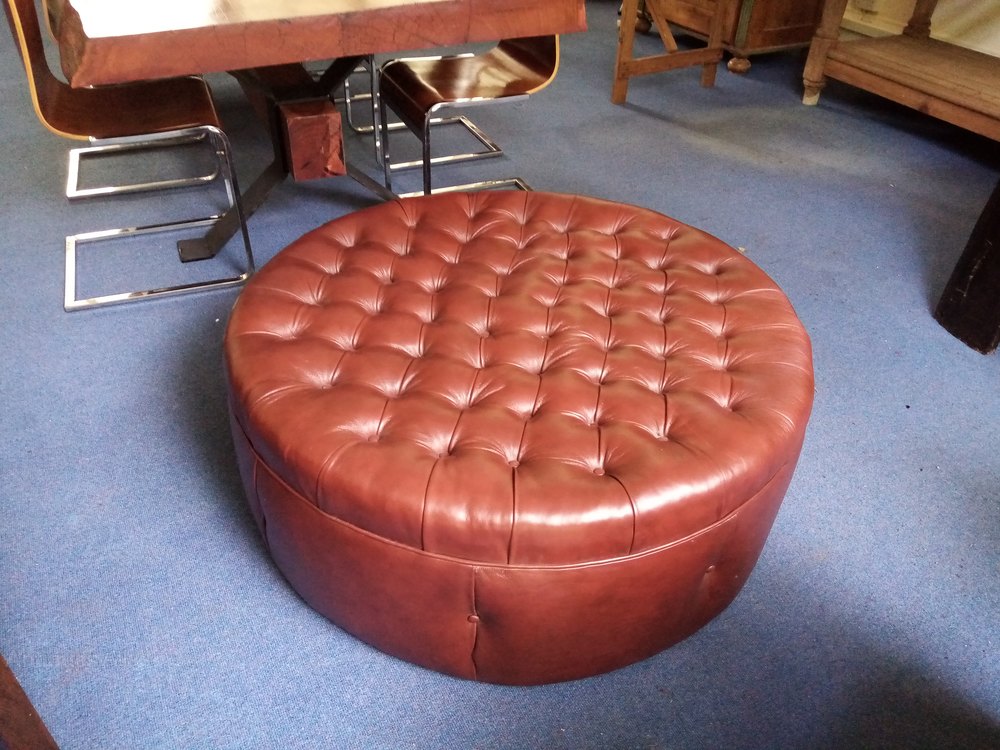 Fabulous Country House Large Circular Stool - Antiques Atlas