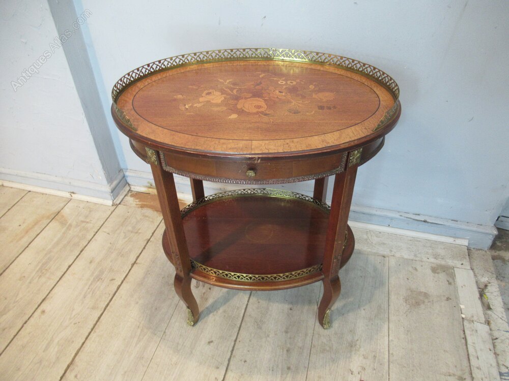 Antiques Atlas - French Style Oval Side Table as350a2558