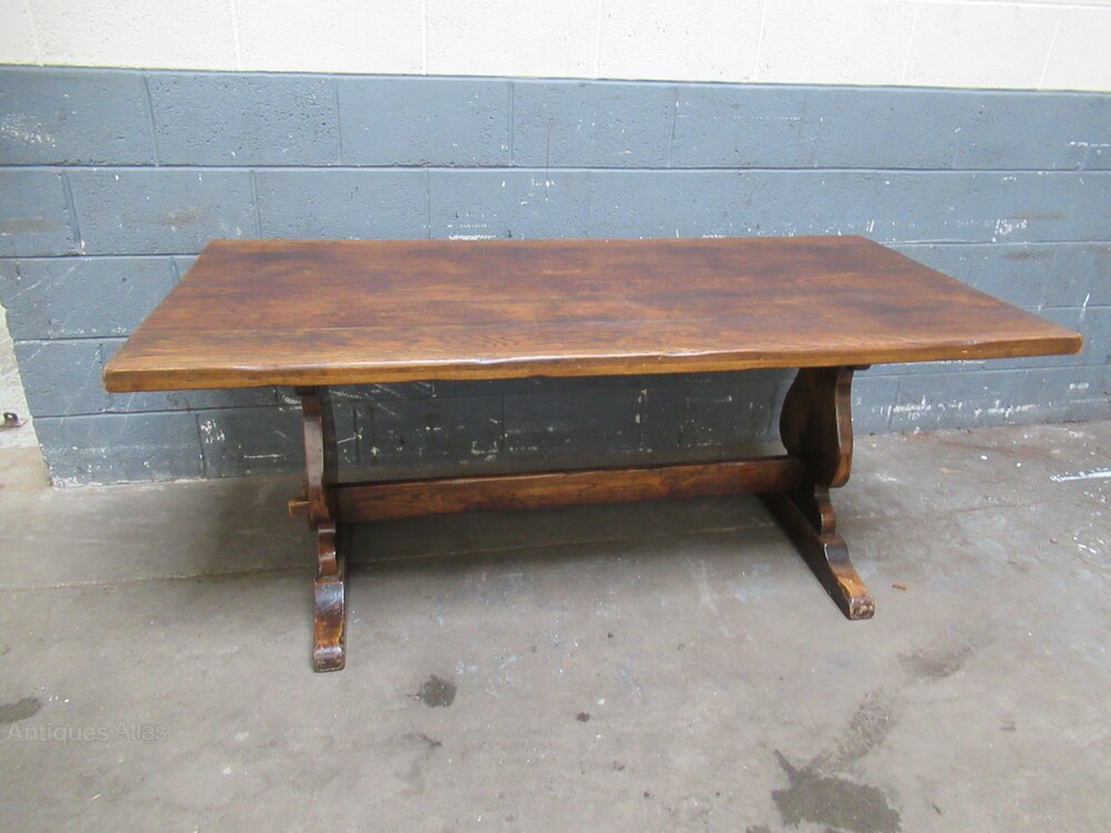 Antiques Atlas - Oak Refectory Style Dining Table as350a2240