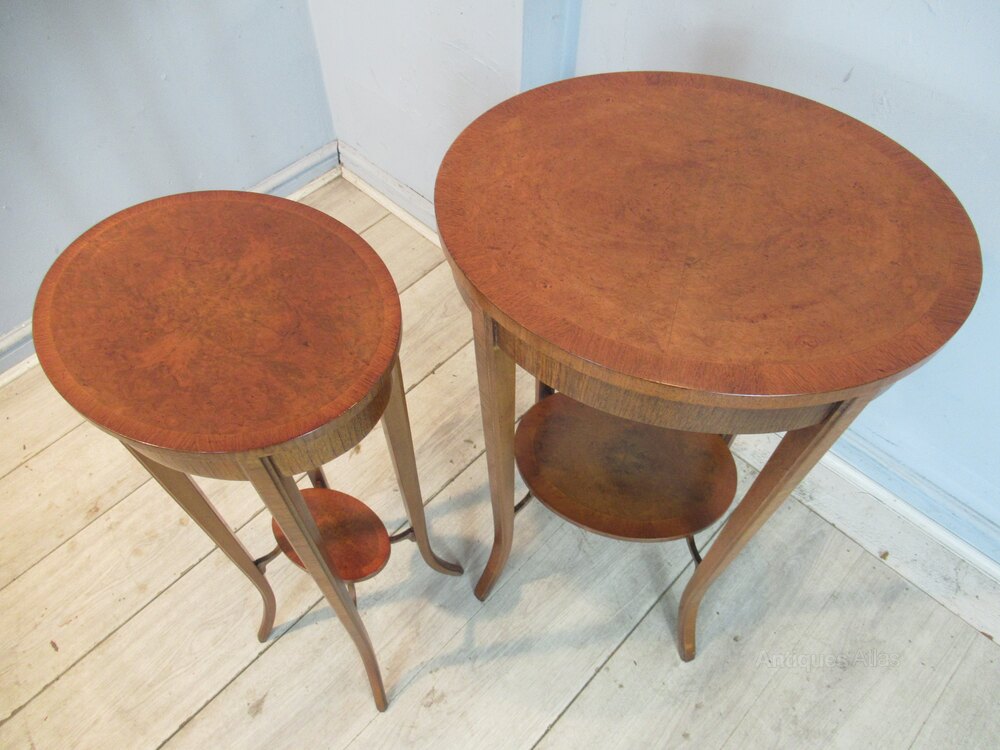 Two Oval Occasional Tables - Antiques Atlas
