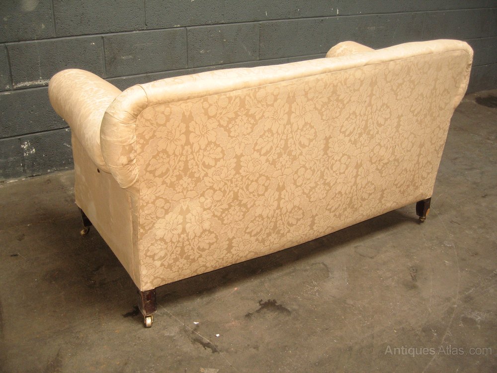 Two Seater Drop End Sofa For Re Upholstery - Antiques Atlas