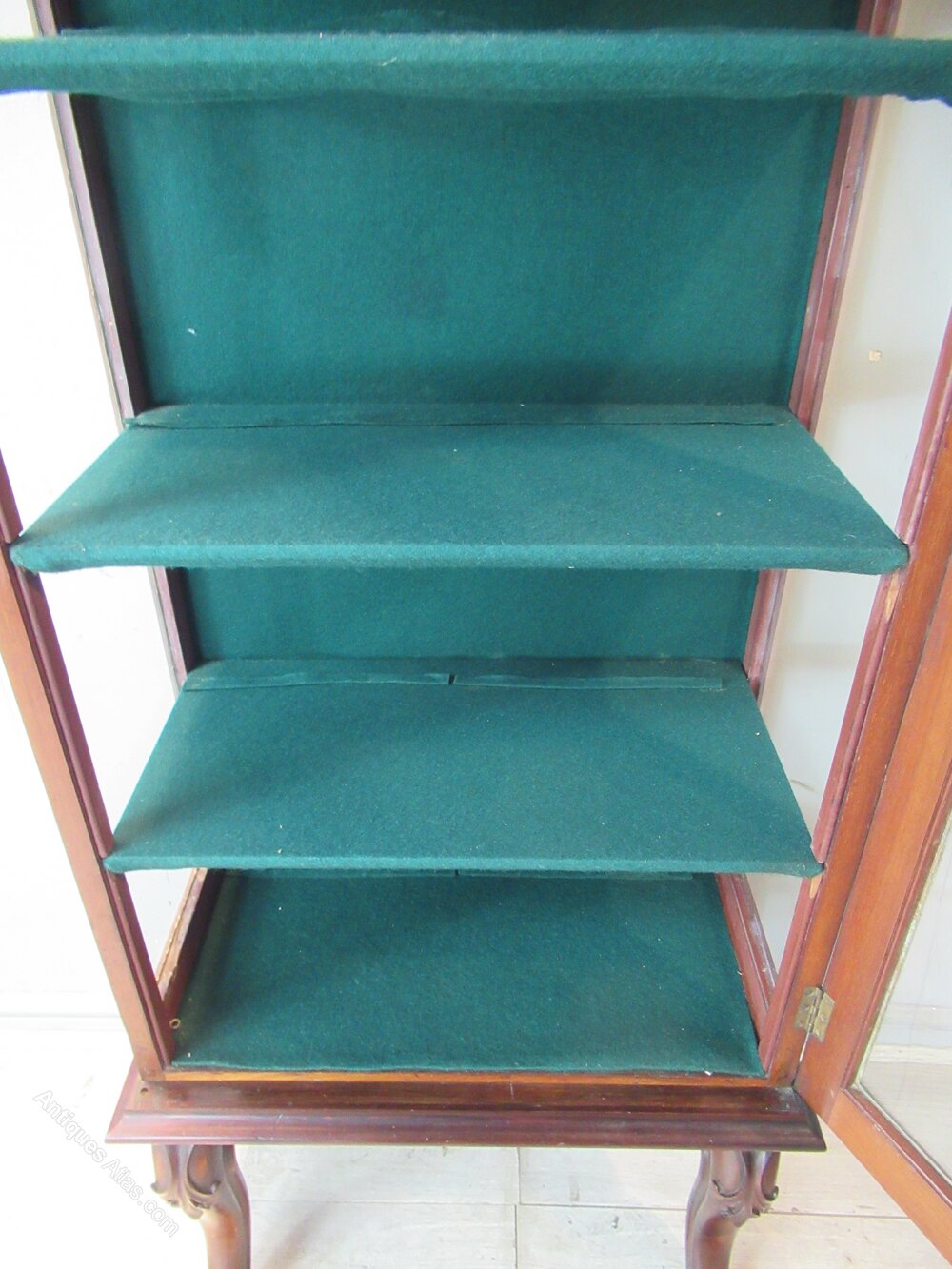 Victorian Slim Size Showcase / Display Cabinet as350a2274 - Antiques Atlas