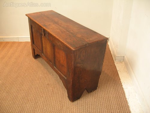Antique Oak Kist Or Coffer Box - Antiques Atlas