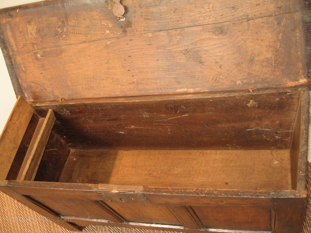 Antique Oak Kist Or Coffer Box - Antiques Atlas