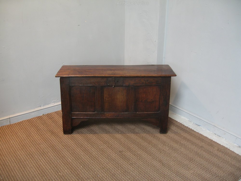 Antique Oak Kist Or Coffer Box - Antiques Atlas