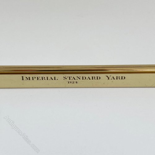 Antiques Atlas - Rare First Year Standard Yard Measure By Bate 1824