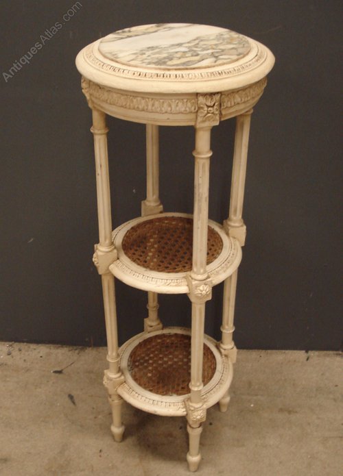 Antique French Marble Top Stand - Antiques Atlas