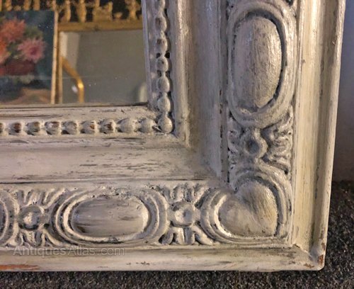 Antiques Atlas - Antique French Painted Crested Mirror