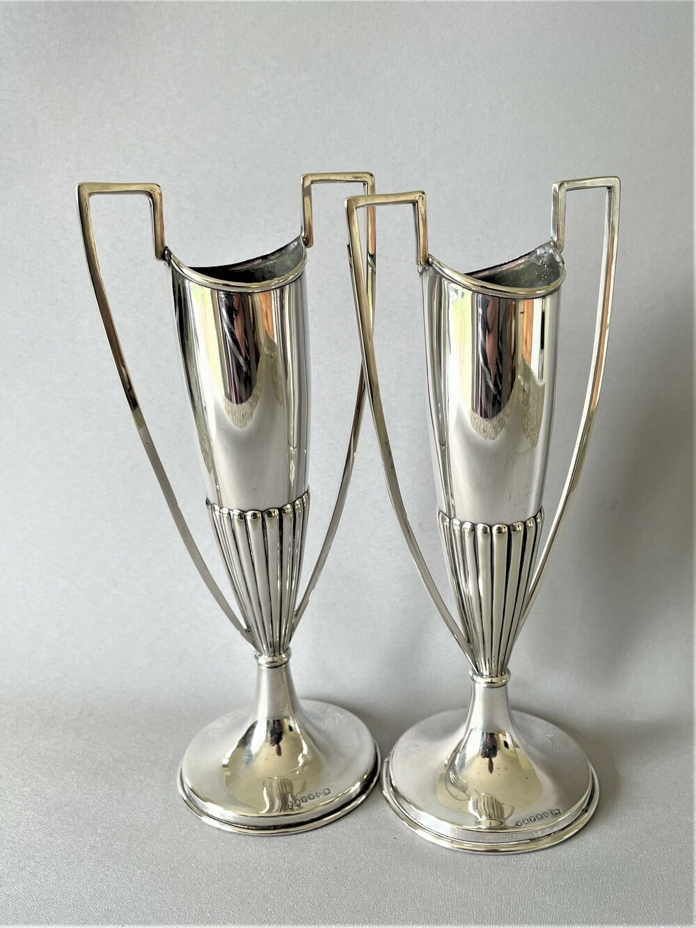 Antiques Atlas - A Charming Pair Of Adams Style Silver Plated Vases ...