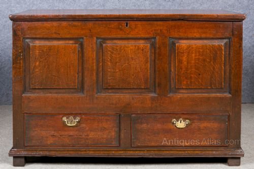 18th.C. Oak Mule Chest - Antiques Atlas