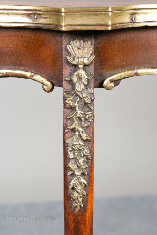 French Inlaid Occasional Table - Antiques Atlas
