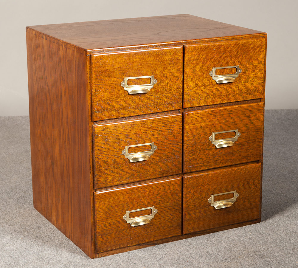 Oak Filing Drawers - Antiques Atlas