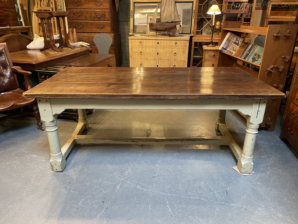 Farmhouse Dining Table - Antiques Atlas