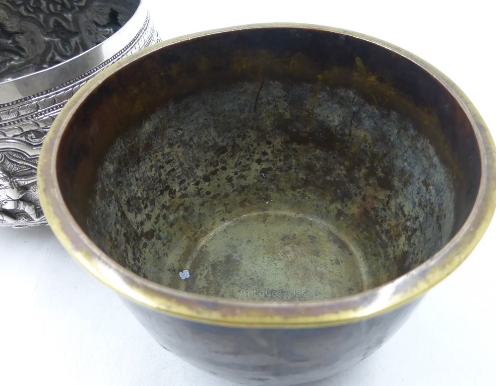 Antiques Atlas - Antique Indian Silver Bowl Circa 1900