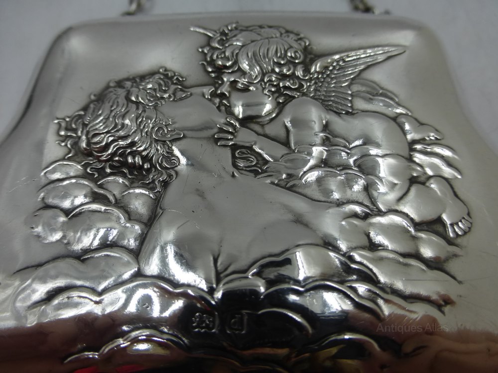Antiques Atlas - Antique Silver Finger Purse Birmingham 1903 as911a173 ...