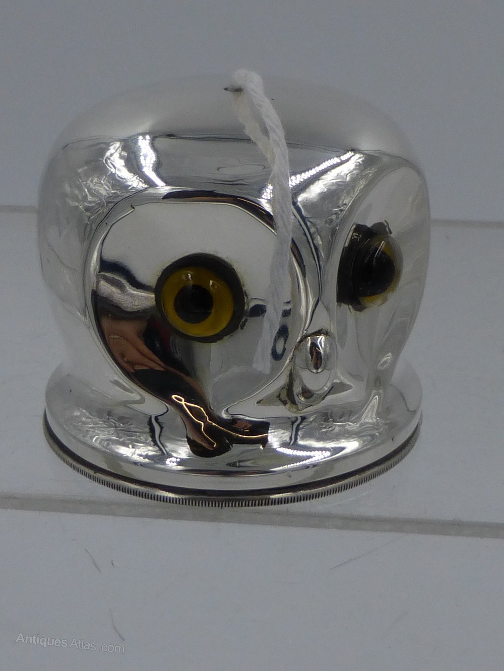 Antiques Atlas - Antique Silver Owl String Holder