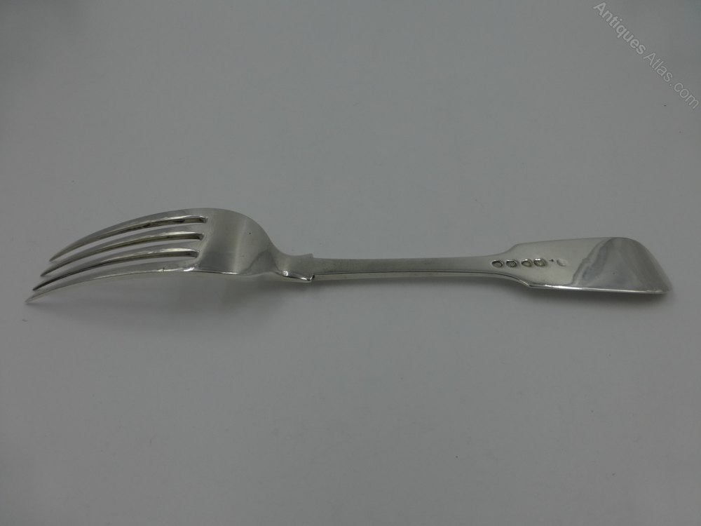 Antiques Atlas - Set Of Six Victorian Silver Table Forks