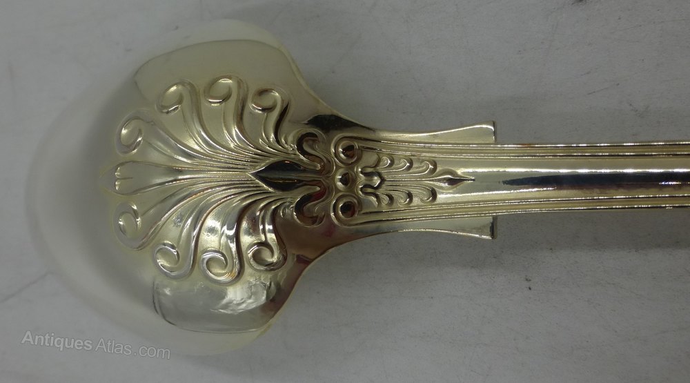 Antiques Atlas - Silver Plated Basting Spoon.