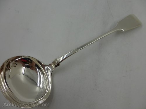 Antiques Atlas - Silver Soup Ladle Sheffield 1900