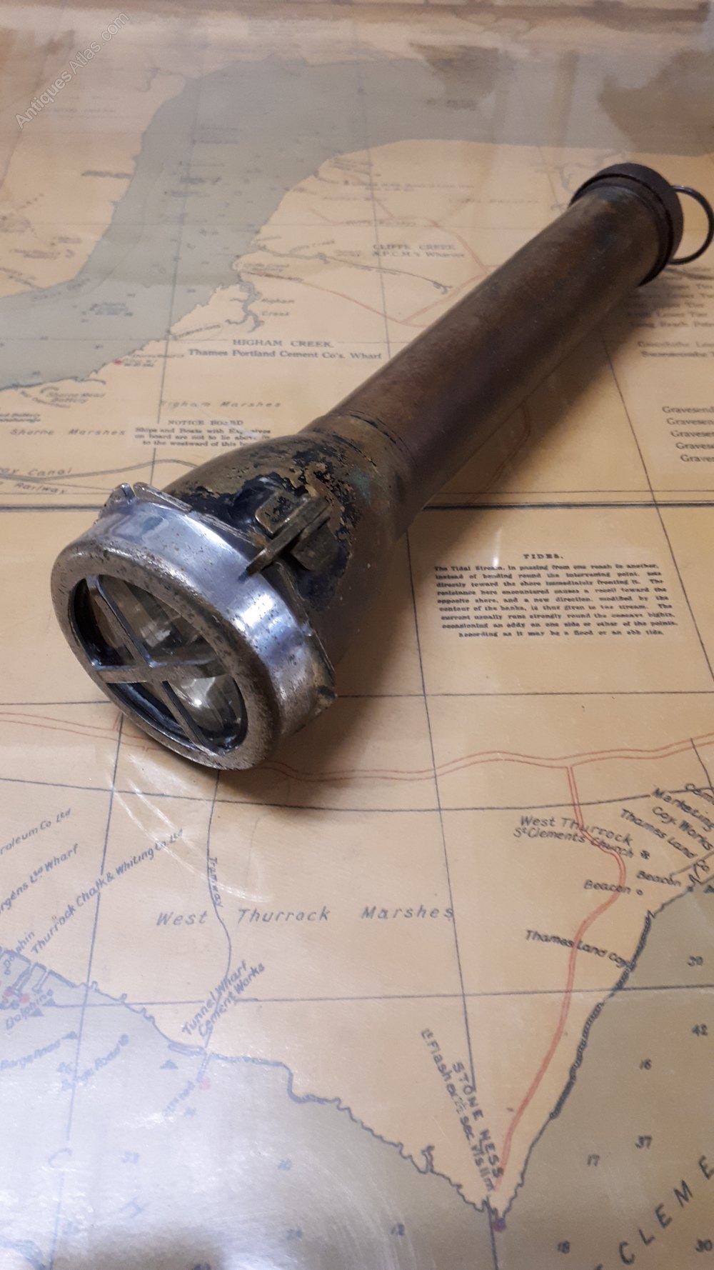 Antiques Atlas - Miners Vintage Spark Proof Torch as488a463
