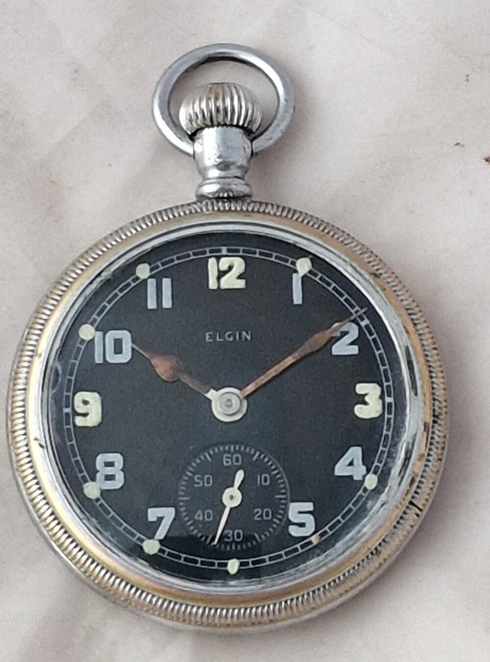 Antiques Atlas - A WW2 Elgin Military Pocket Watch as579a3606