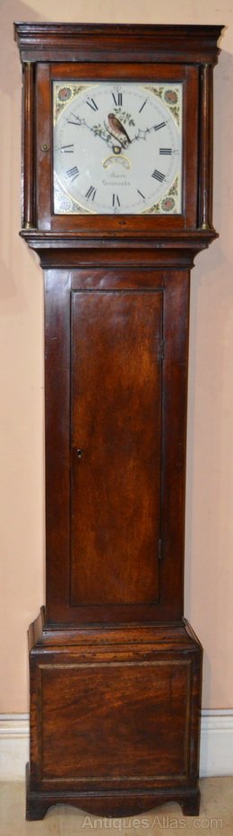 Antiques Atlas - Bowra Sevenoaks Georgian Cottage Longcase Clock as579a902
