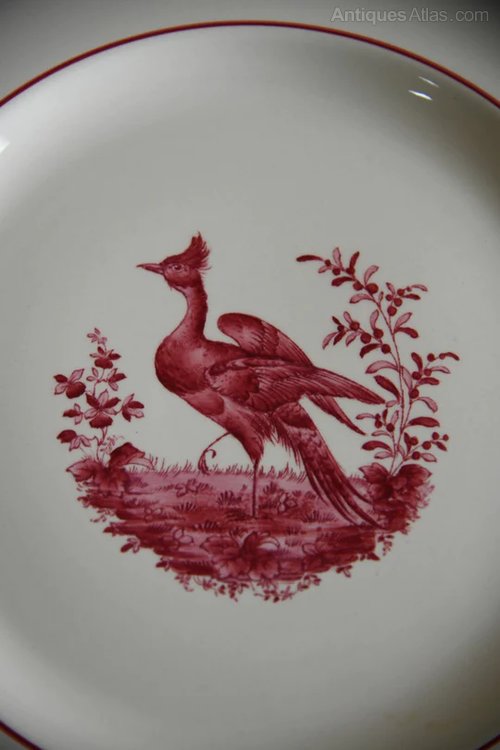Antiques Atlas - 6 X Copeland Spode Red Pheasant Dinner Plates