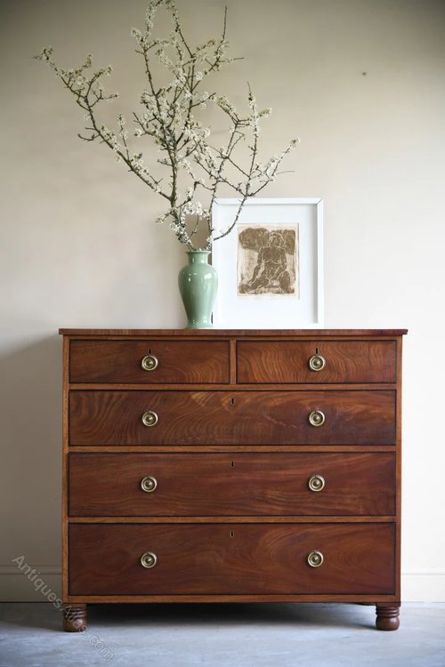 Antique Mahogany Chest Of Drawers - Antiques Atlas