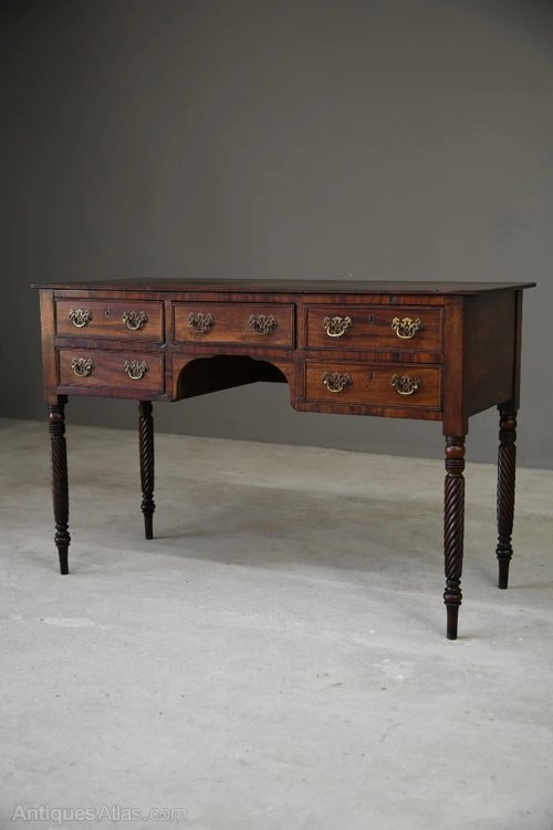 Antique Mahogany Writing Table - Antiques Atlas