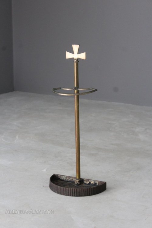 Brass Ecclesiastical Stick Stand - Antiques Atlas