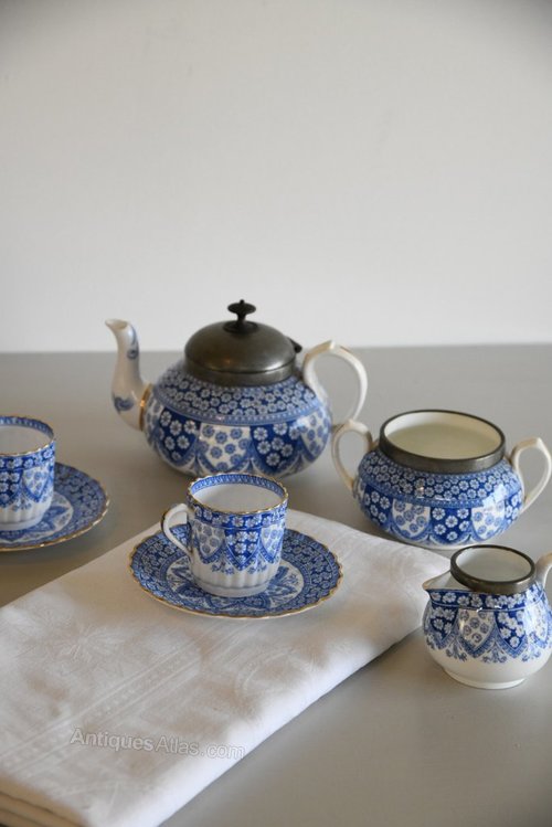 Antiques Atlas - Copeland Spode Primrose Part Tea Set