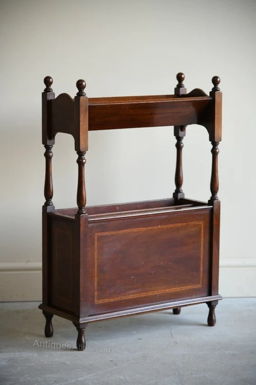 EDWARDIAN BOOK TROUGH - Antiques Atlas