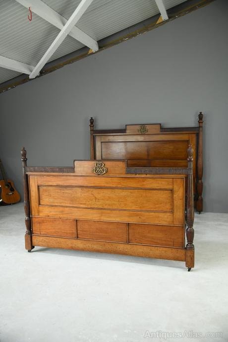 Georgian Style Mahogany Bed. - Antiques Atlas