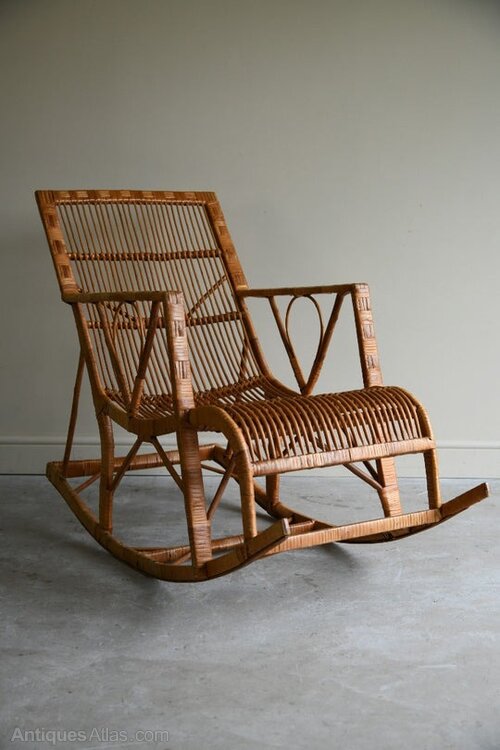 Antiques Atlas - Retro Cane Rocking Chair as818a4384 / 1230215