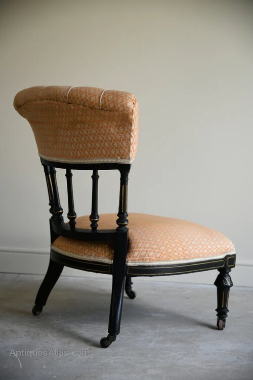 Small Victorian Occasional Chair as818a4445 / 2494274 - Antiques Atlas
