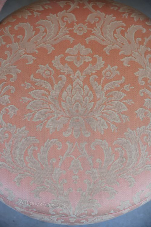 Victorian Pink Upholstered Bedroom Chair. - Antiques Atlas