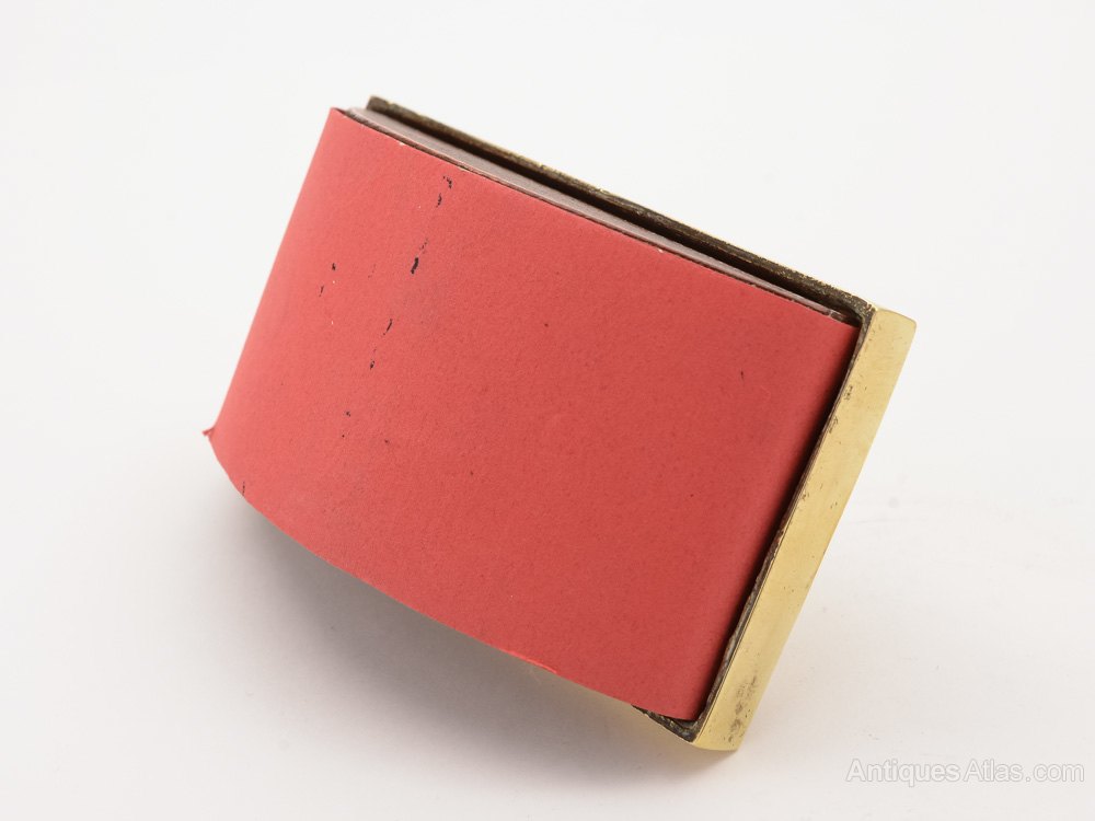 Antiques Atlas - Edwardian Brass Rocker Blotter, Circa 1905